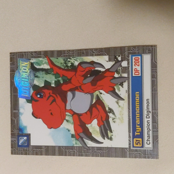 Toys | 200 Digimon 51 Tyrannomon Card | Poshmark
